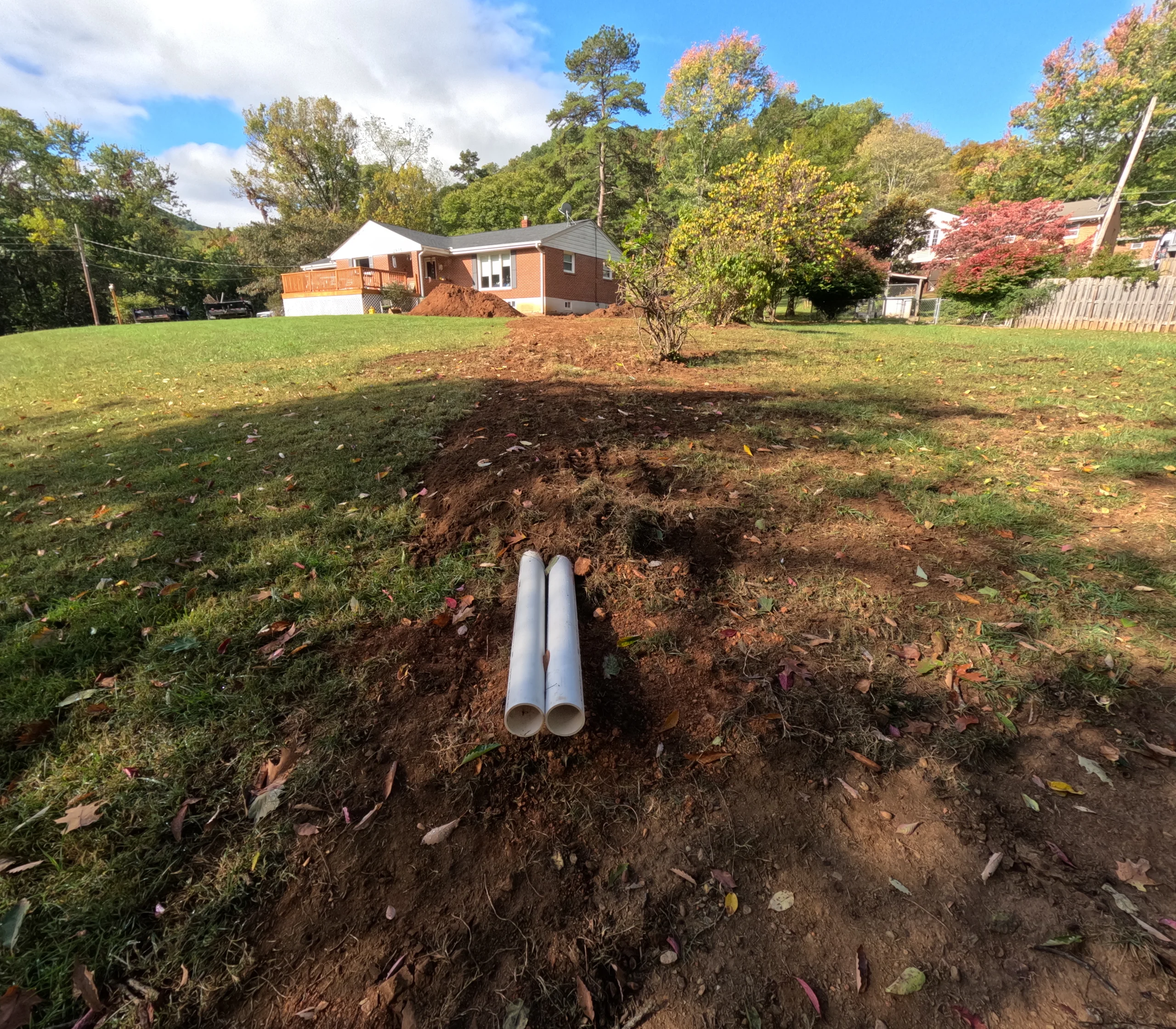 Drainage Installation in Salem, VA: Protecting a Home from Persistent ...